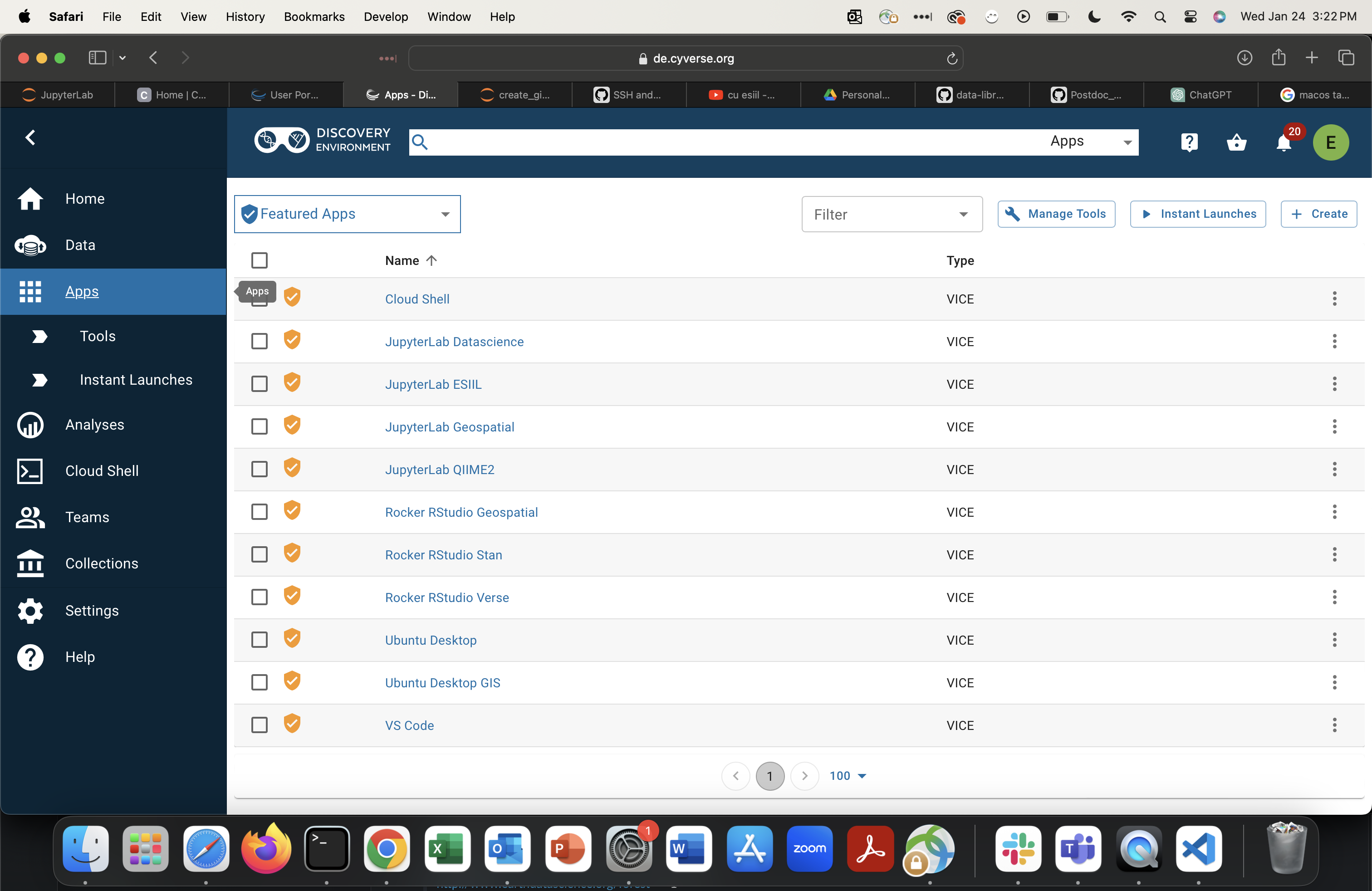 Cyverse basics - Nyblade Lab