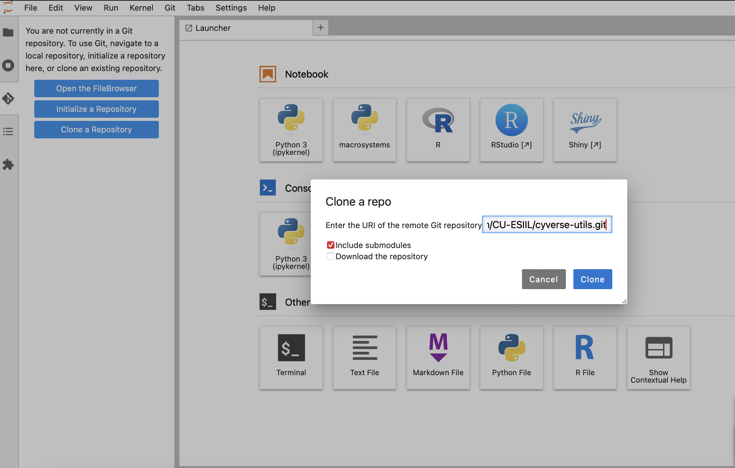 Cyverse basics - Nyblade Lab